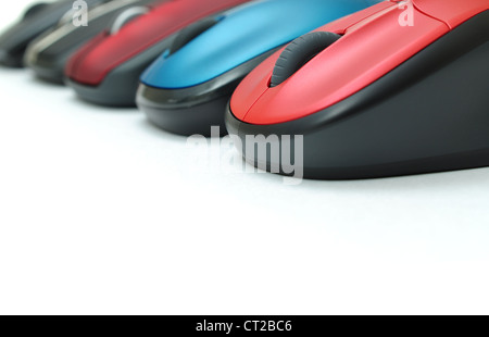 Colorful wireless mouses Stock Photo - Alamy