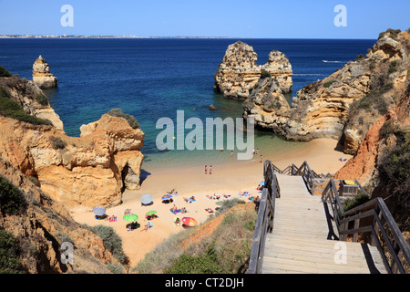 algarve coast at lagos Stock Photo - Alamy