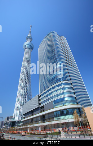 Tokyo sky tree, Japanese radio tower Stock Photo - Alamy