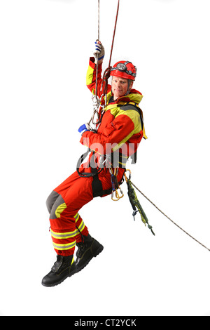 Fire Service Rope Rescue equipment / strops Stock Photo - Alamy