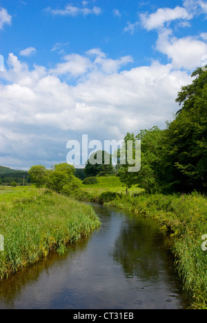 River Rusland in the Rusland Valley, South Lakeland, Lake District ...