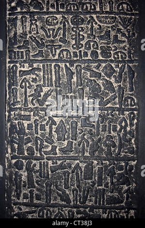 Ancient Hieroglyphic Script Stock Photo - Alamy