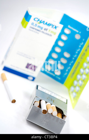 Packet of Champix Tablets Varenicline Stock Photo - Alamy