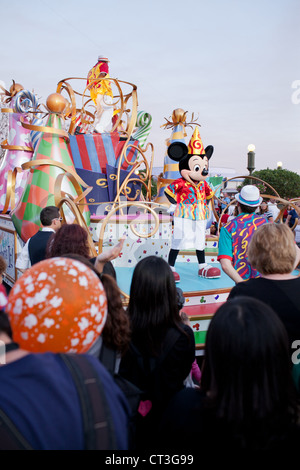 Mickey Mouse on a float in A Dream Come True parade at the Magic ...