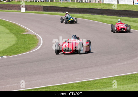 Lancia-Ferrari D50 at the Goodwood Revival, West Sussex UK Stock Photo ...
