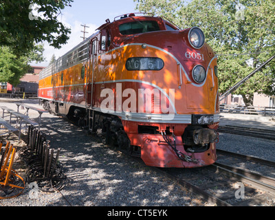 Southern Pacific Railroad No 6051 F Unit Locomotive on display in ...