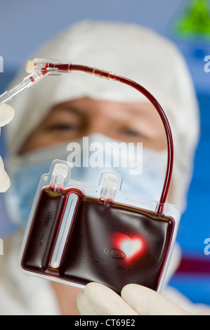 Umbilical cord blood stem cell harvesting Bag placental blood ...