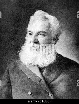 Vintage portrait of Alexander Graham Bell Stock Photo - Alamy