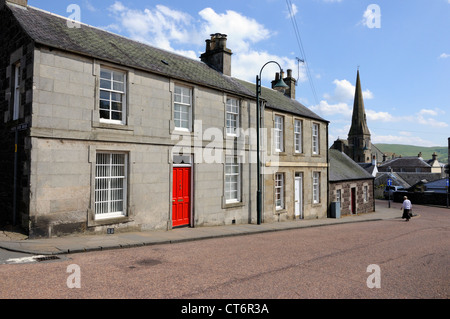 street scene Biggar South Lanarkshire Scotland June 2010 Stock Photo ...