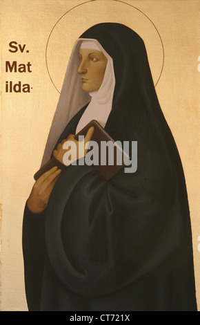 Saint Matilda of Saxony Stock Photo - Alamy