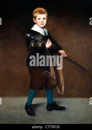 The Boy with a Sword. Edouard Manet (French, 1832-1883). Etching Stock ...