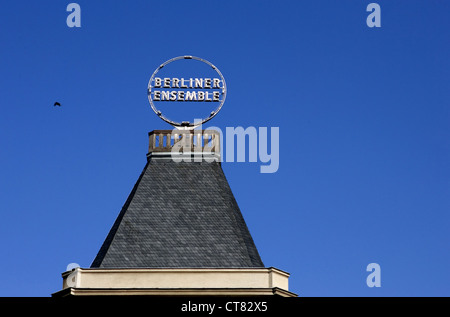 Berlin, the Berliner Ensemble Logo Stock Photo - Alamy