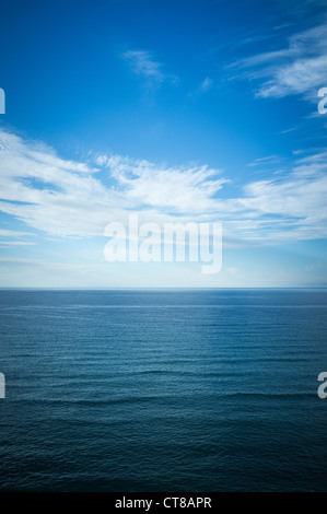 A calm sea just before sunset at Carbis Bay, Cornwall Stock Photo - Alamy
