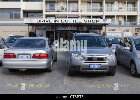Drive through bottle shop in Sunbury, Victoria, Australia Stock Photo ...