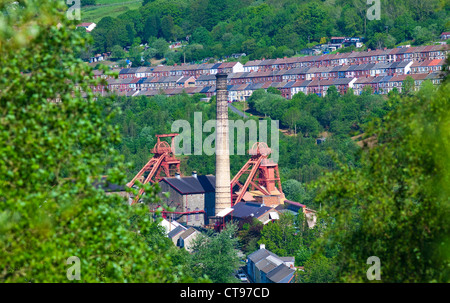 Colliery Pit, Rhondda Heritage Park, Rhonnda Valley, South Wales, UK ...