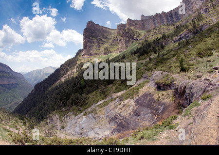 Faja Racon; footpath; Ordesa National Park; Pyrenees; Spain; taken with ...