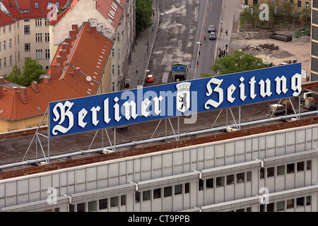 Berlin, the Berliner Verlag publishing house in Berlin-Mitte Stock ...