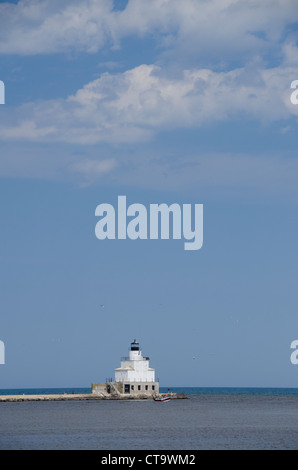 Manitowoc Breakwater Lighthouse Stock Photo - Alamy