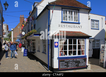 England Hampshire Lymington Restaurants and shops in Quay Street which ...