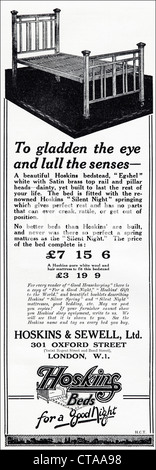 Page of ads. Original 1920s advertisements advertising typical products ...