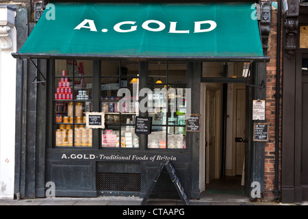 Shop front of A. Gold, traditional grocer's shop, former milliner, 42 ...