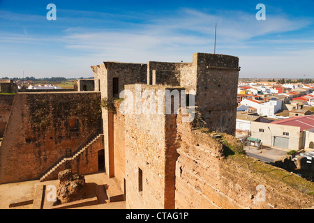 Niebla, Huelva Province, Andalusia, southern Spain. Ruins of the Church ...