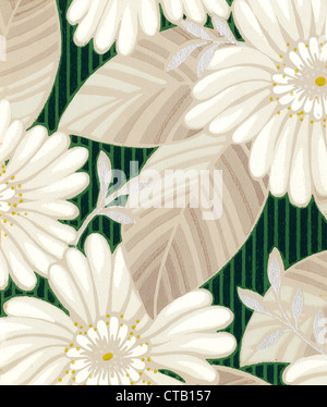 Vintage Decorative Floral Wallpaper Pattern Design Template Stock Photo ...