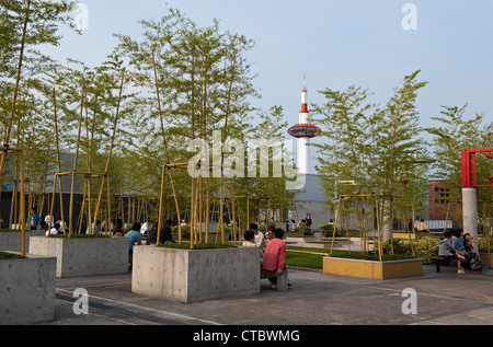 The 'Sky Garden' and the 'Happy Terrace' are on the 15th floor of Kyoto ...