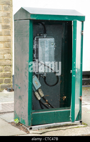 Virgin Media cable broadband box connection Fibre cable fast internet ...