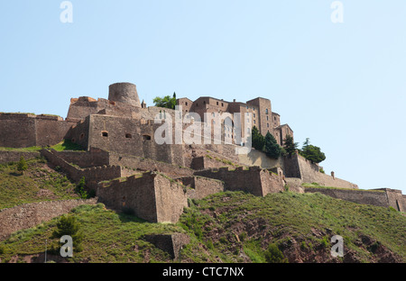 Castle of Cardona, medieval fortress on the hill, Catalonia, Spain ...