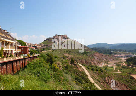 The old castle of Cardona, Spain Stock Photo - Alamy