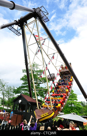 Jolly Rocker swing boat ride at Legoland Windsor, London, England ...