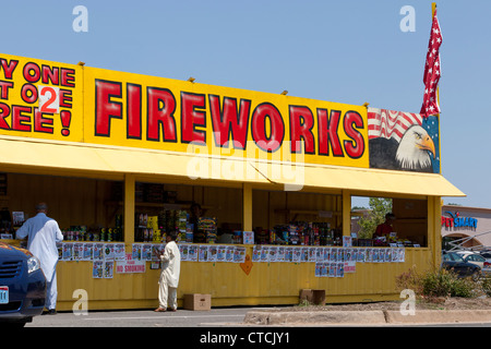 Fireworks stand - Arlington, Virgina USA Stock Photo - Alamy