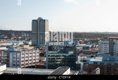 The David Murray John building on the Swindon Town Centre Stock Photo ...