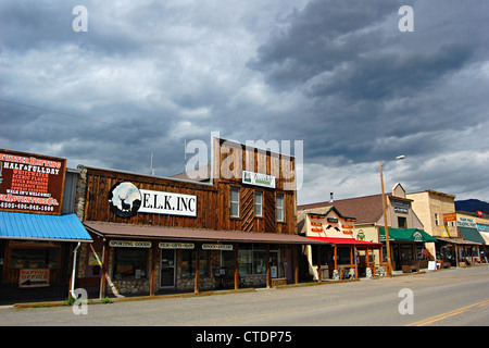 Downtown West Yellowstone Montana Stock Photo - Alamy