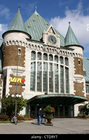 The Gare du Palais train station in Quebec City Stock Photo - Alamy