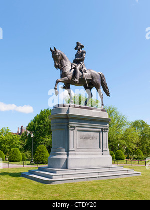 Equestrian statue of Washington, Boston Public Garden, from Robert N ...