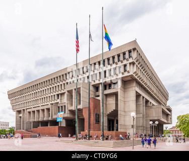 boston city hall Stock Photo - Alamy