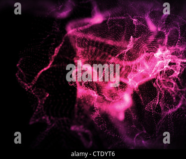 Indefinite shapes of pink lighting Stock Photo - Alamy