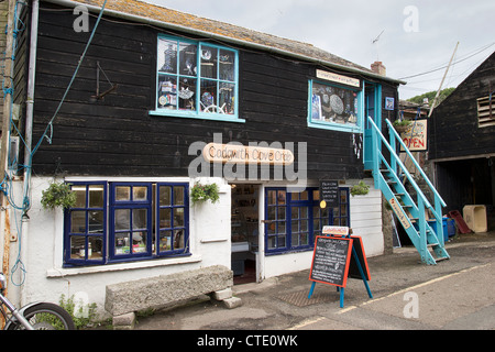 Cadgwith Cove Crab shop. Cadgwith, Cornwall UK Stock Photo - Alamy