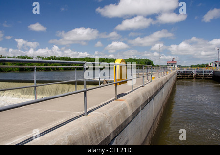 New York, Troy. Hudson River, Federal Lock Stock Photo - Alamy