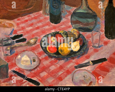 Pierre Bonnard The Checkered Tablecloth Stock Photo - Alamy