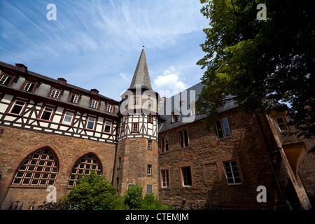 Old charming architecture in Marburg, Germany, Europe Stock Photo - Alamy