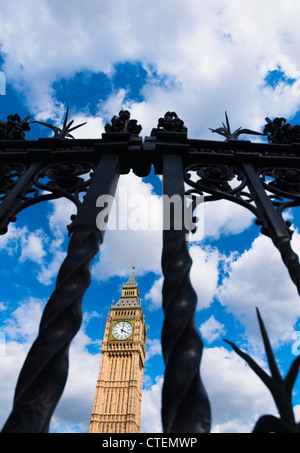 UK, England, London, Parliament gate and Big Ben Stock Photo - Alamy