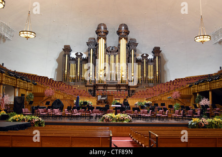 Mormon Tabernacle Church, Salt Lake City, Utah, USA Stock Photo - Alamy