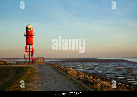 Thorngumbald lighthouse near Paull, East Yorkshire Stock Photo ...