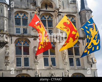 Flags Gouda Netherlands Stock Photo - Alamy