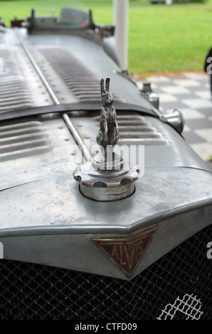 Alvis classic British car logo radiator and grill Stock Photo - Alamy