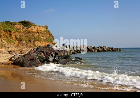 A rock armour breakwater for sea defence at Sheringham, Norfolk ...