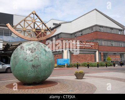 The South Entrance of The James Cook University Hospital Middlesbrough ...